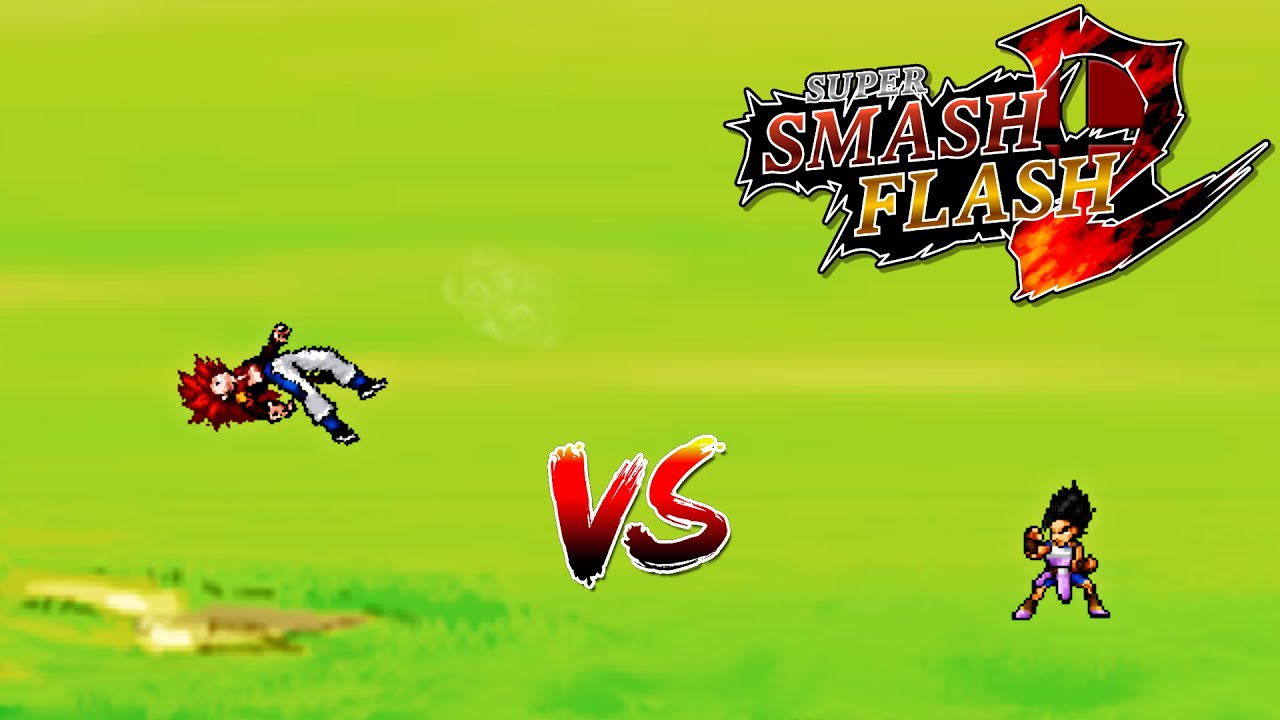 SSF2 Mods: Base Cabba vs SSJ4 Gogeta - YouTube