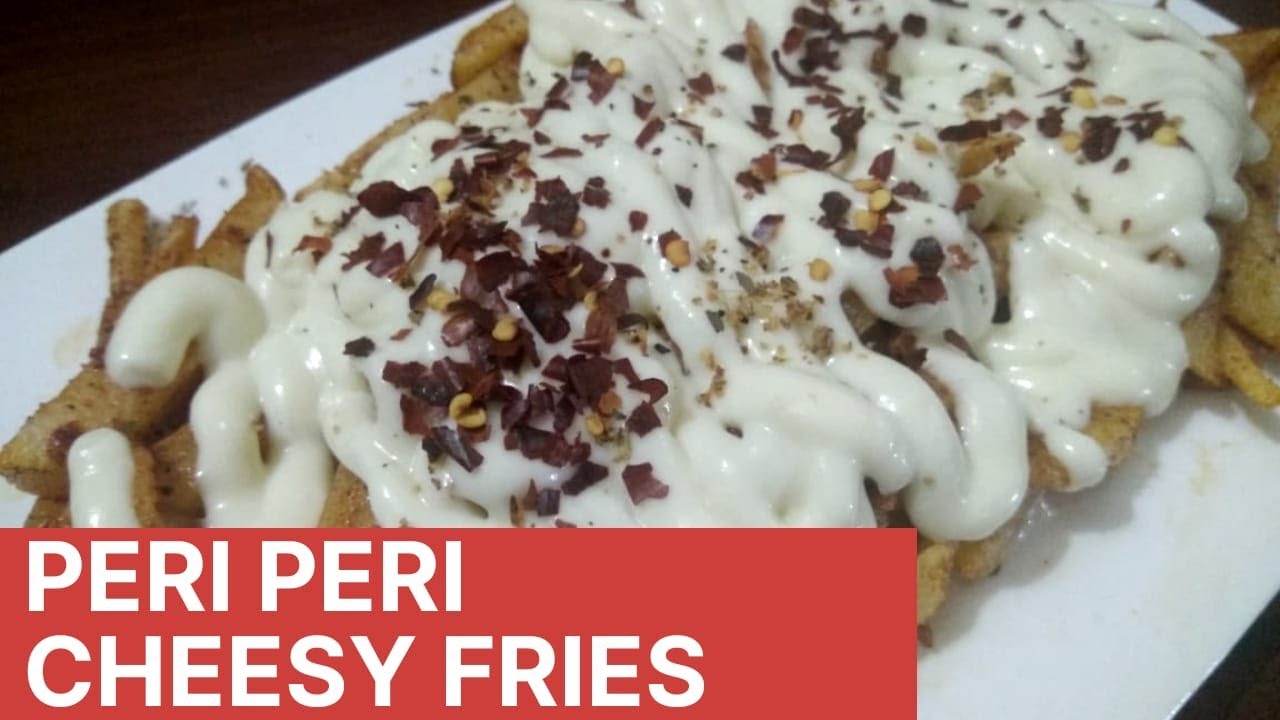 Peri peri cheesy fries/पेरी पेरी चीज़ी फ्राइज /saffron kitchen - YouTube