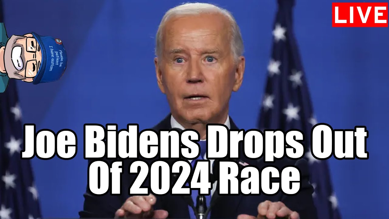 JOE BIDEN DROPS OUT OF 2024 RACE!!!!!!!!!!! - YouTube