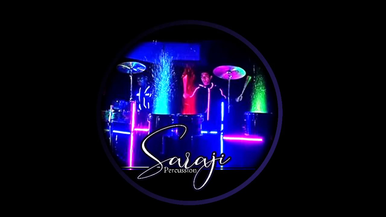 PERKUSI JAKARTA - DRUMMING WITH WATER ||LED DRUM SHOW (SARAJI ...