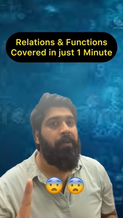 Master Relations & Functions in 60 Seconds 💥 | CBSE Class 11 Maths Revision - YouTube