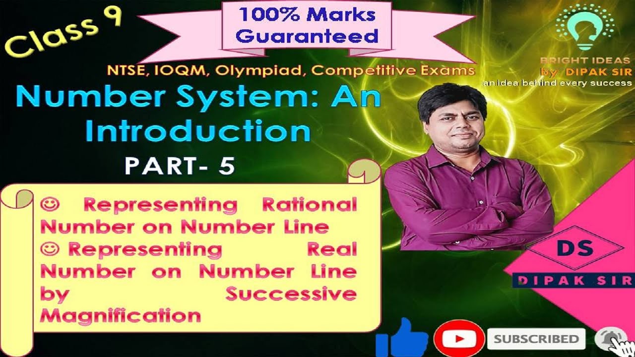 NUMBER SYSTEM An Introduction Lecture 5 Class 9 Competitive Exams number-system-an-introduction-lecture-5-class-9-competitive-exams
