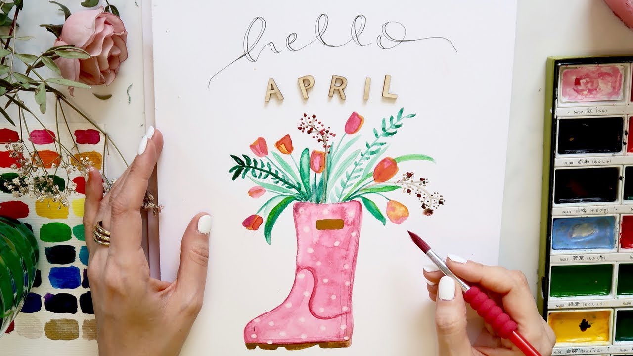 April Handlettering Challenge I BuJo Inspiration I # ...
