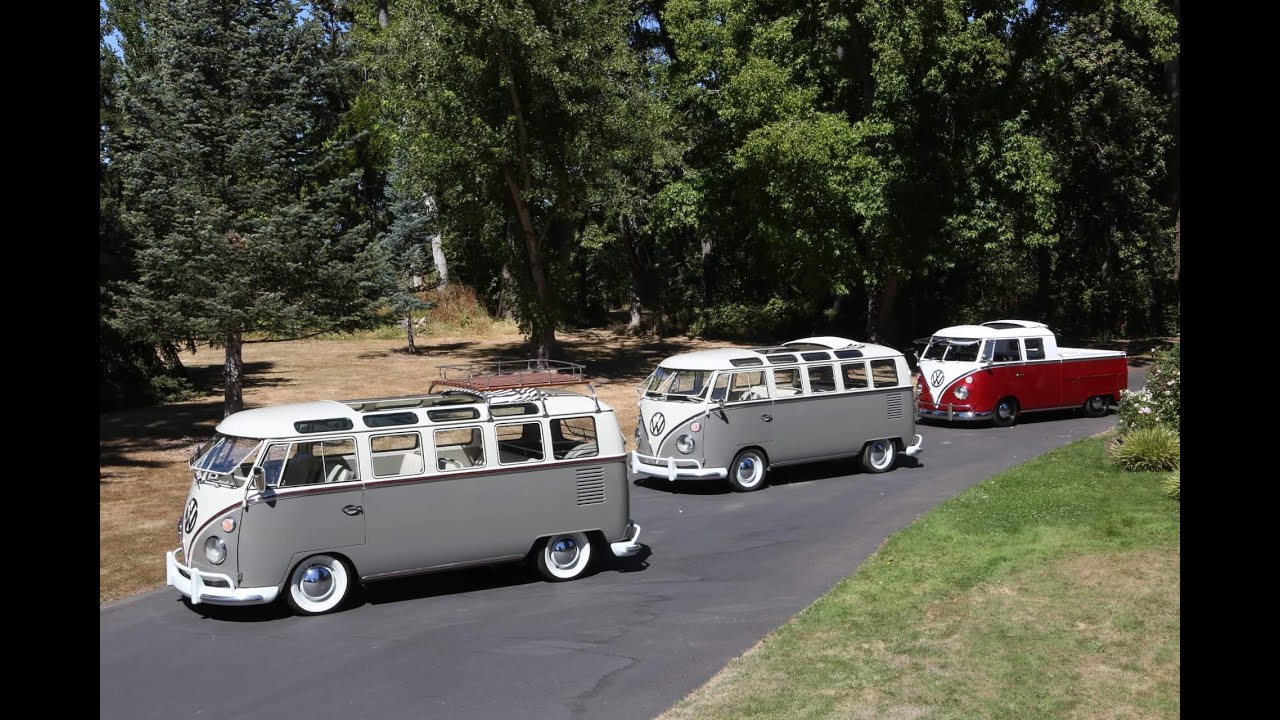 Trio of VW Buses restored by Silver Lining Auto Restoration out ...