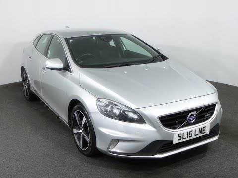 VOLVO V40 T2 R-Design Finished In Bright Silver Metallic Paint. Reg ...