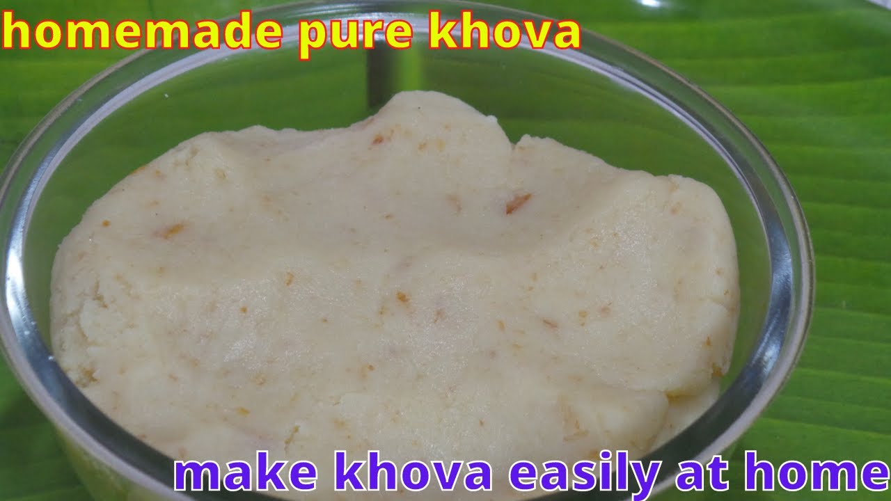 homemade pure khova/khoya | how to make khoya | how to make milk khova ...