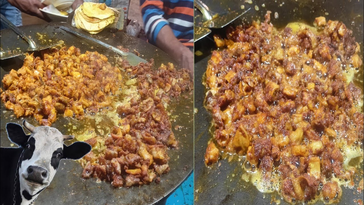 বট/ভুড়ি ভাজি।। Bot/Vhuri Fried Very Tasty Spicy Mix Masala & Ruti For ...