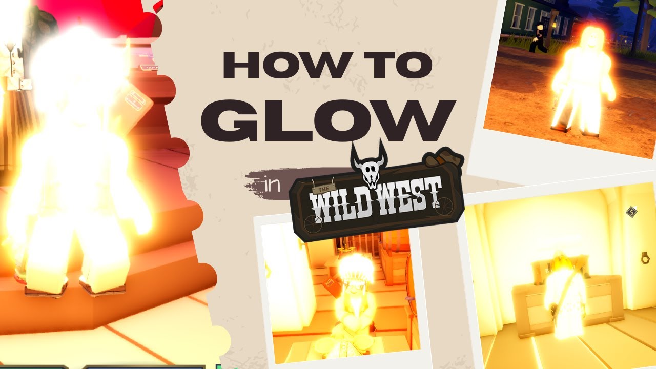 How I Made My Character GLOW in The Wild West Roblox(TWW Roblox) - YouTube