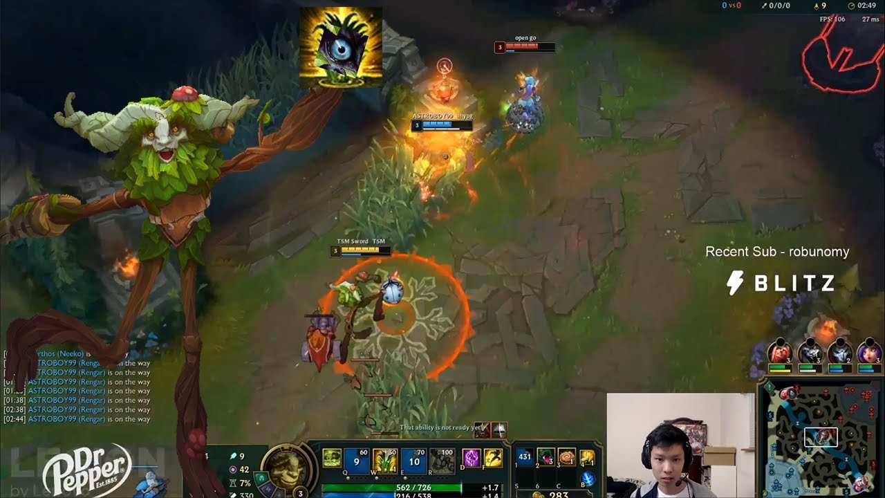 TSM Sword - Playing Ivern with Rengar Combo! VS Metaphor - YouTube