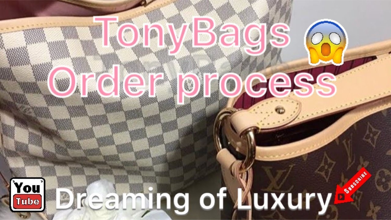 Tony Bags order and shipping process| venting| Replica Bags - YouTube