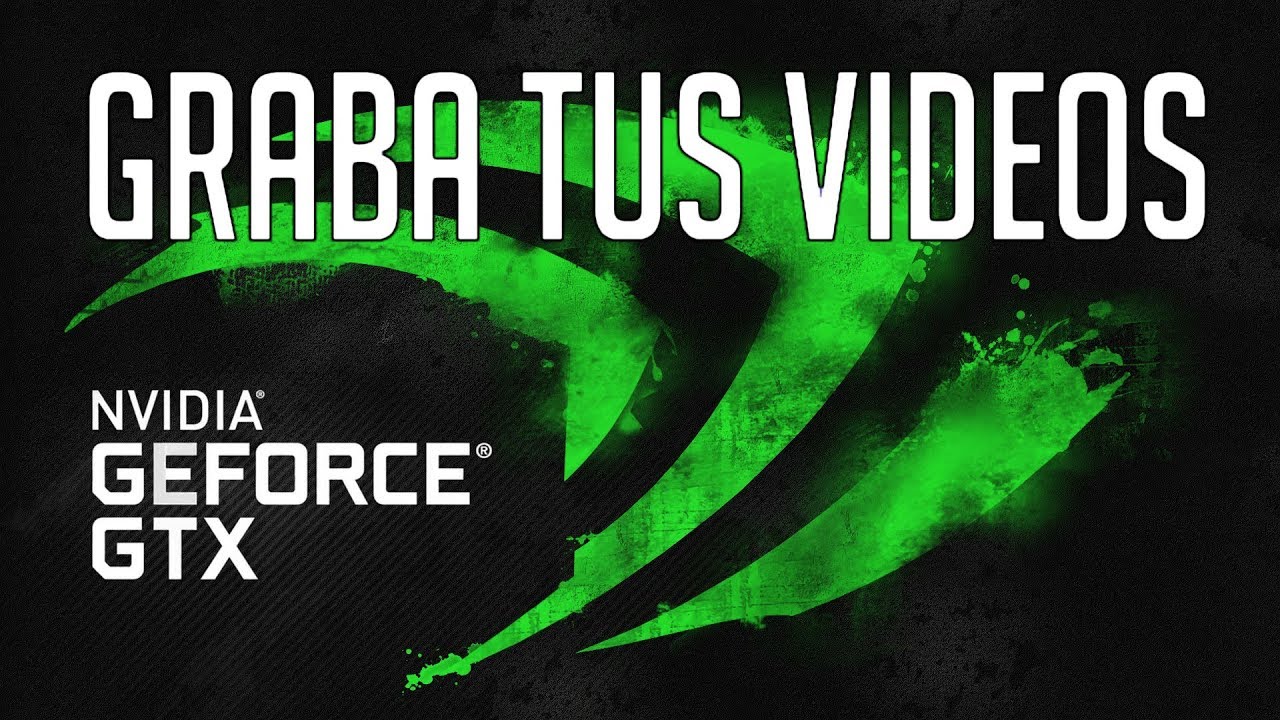 TUTORIAL | COMO GRABAR🔴CON NVIDIA - YouTube