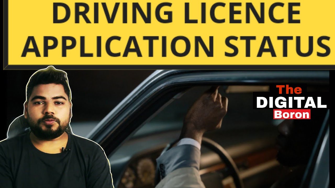 Driving License Application Status in 5 Minutes or Less - YouTube