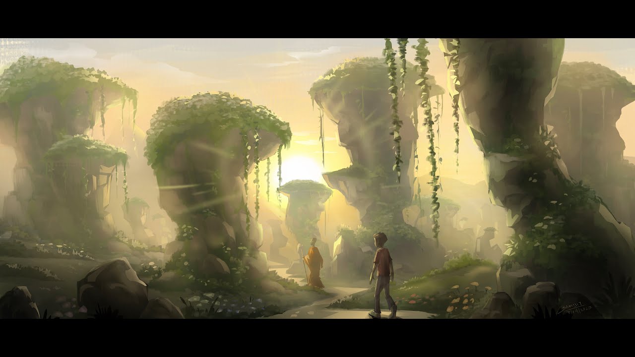 Environment Thumbnail Color Study_Time Lapse_Painting - YouTube