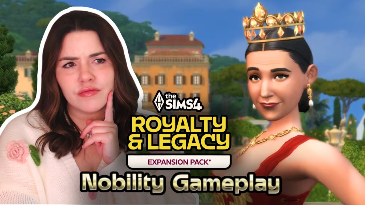 Sims 4 Royalty & Legacy Gameplay Trailer Reaction! 👑 Nobility Gameplay ...