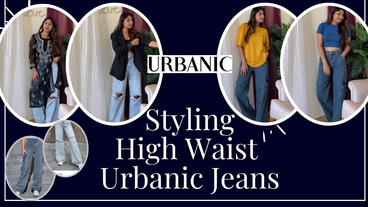 Urbanic jeans haul | High waist jeans haul (* High waist jeans styling ...