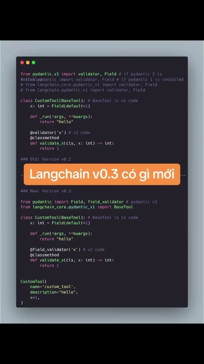 Langchain v0.3 new !!! - YouTube