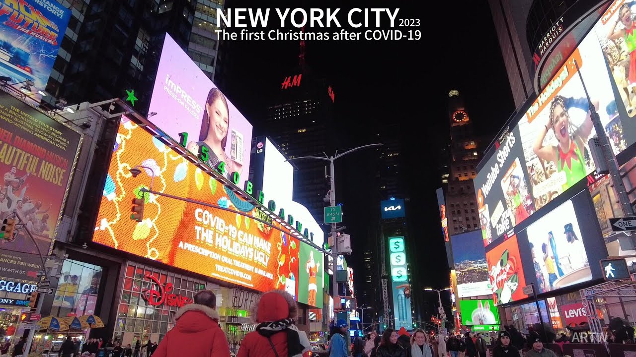 THE FIRST CHRISTMAS IN NEW YORK CITY AFTER COVID-19 - WALKING TOUR ...