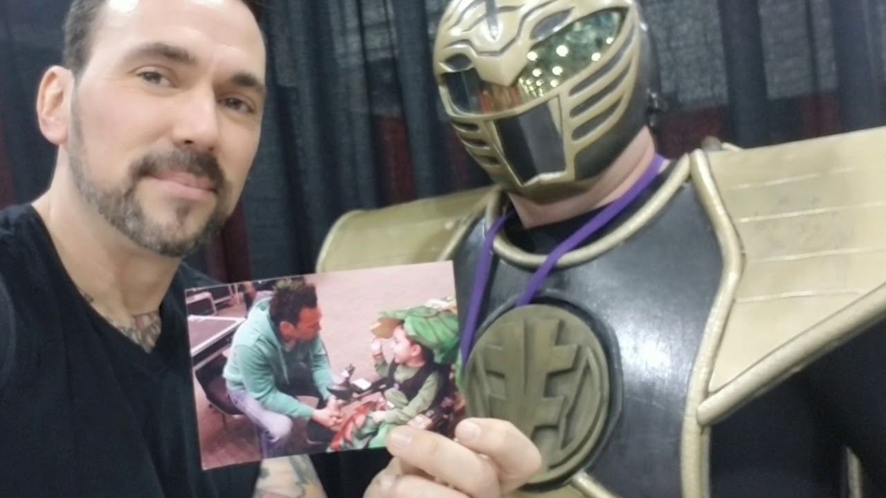 Jason David Frank meetings with Power Ranger Anthony at the many ...