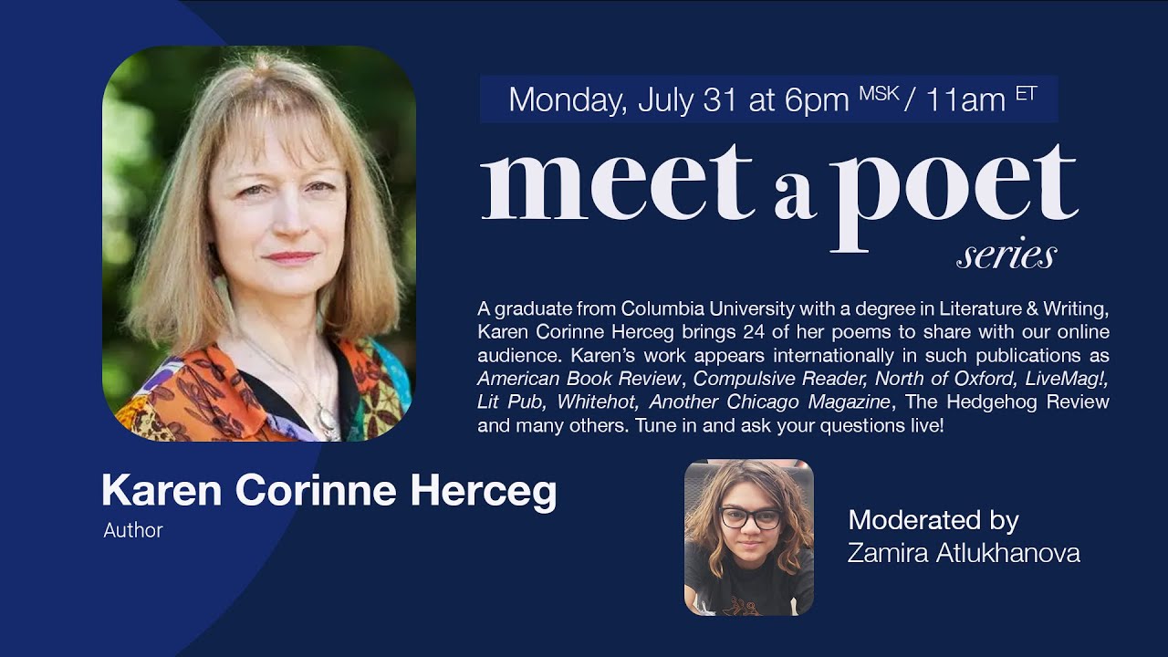 Meet a Poet: An Evening with Karen Corinne Herceg - YouTube