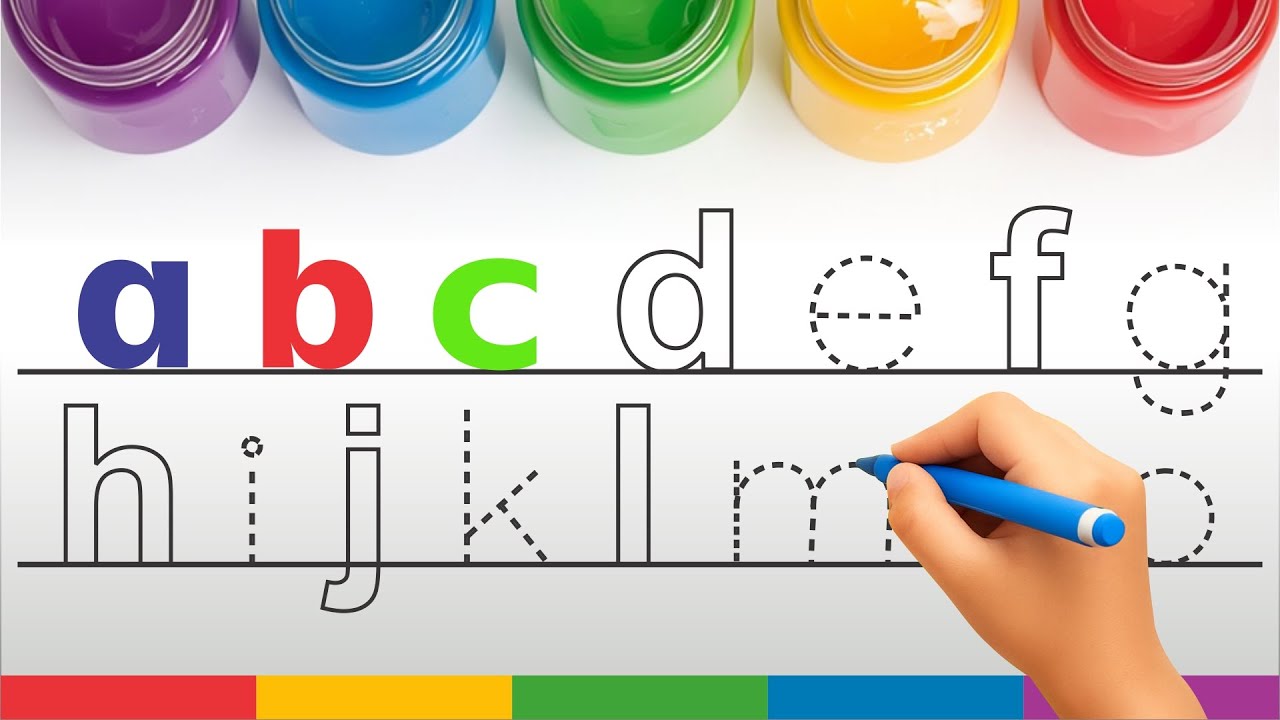 Alphabet Tracing for Toddler along with dotted line, ABC song, Kids ...
