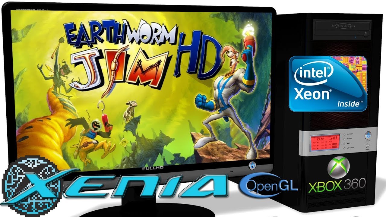 XENIA 1.06ML [Xbox 360] - Earthworm Jim HD [60FPS-Gameplay] OpenGL #1 ...