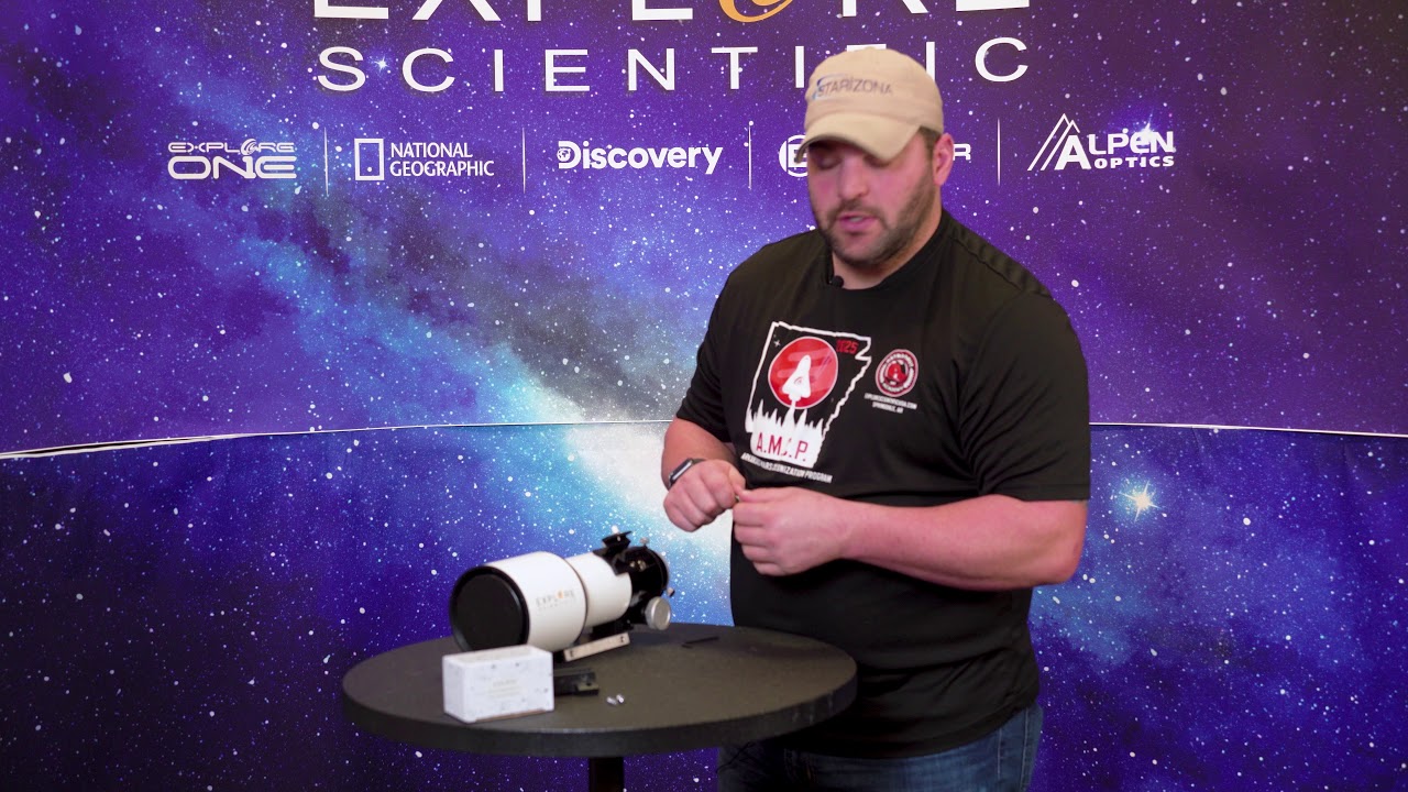 Explore Scientific Hybrid Finder Scope Base - YouTube