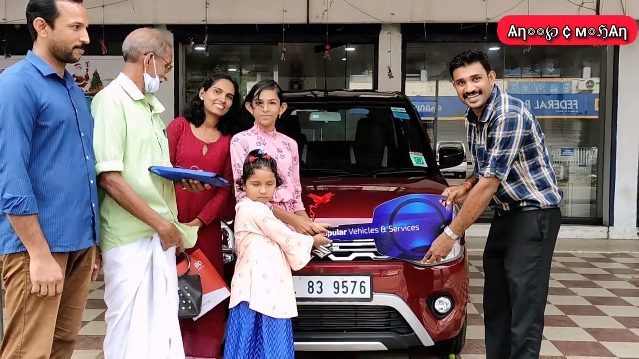 WAGONR ZXI RED COLOUR || DELIVERY ||CONGRATULATIONS MR. SHIJU DANIEL 👏👏 ...