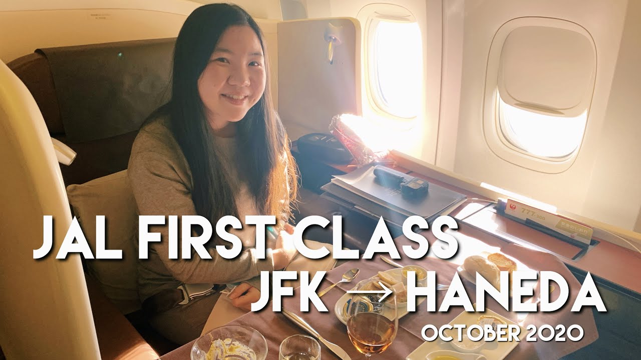Alone in JAL First Class: New York JFK to Tokyo Haneda - YouTube