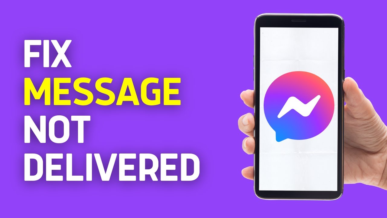 How to Fix Messenger Message Sent but Not Delivered - YouTube