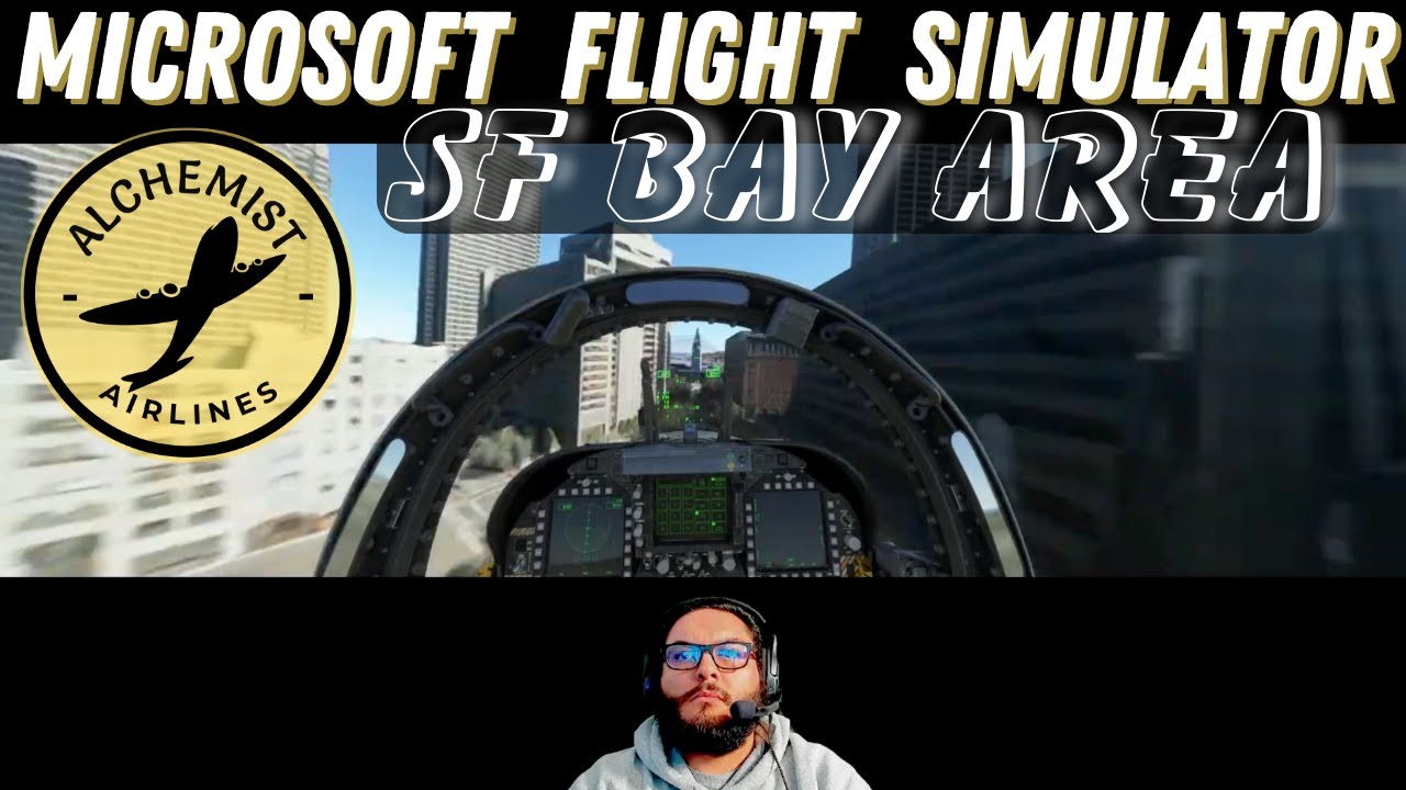 Flying In The Bay Area On Microsoft Flight Simulator - YouTube