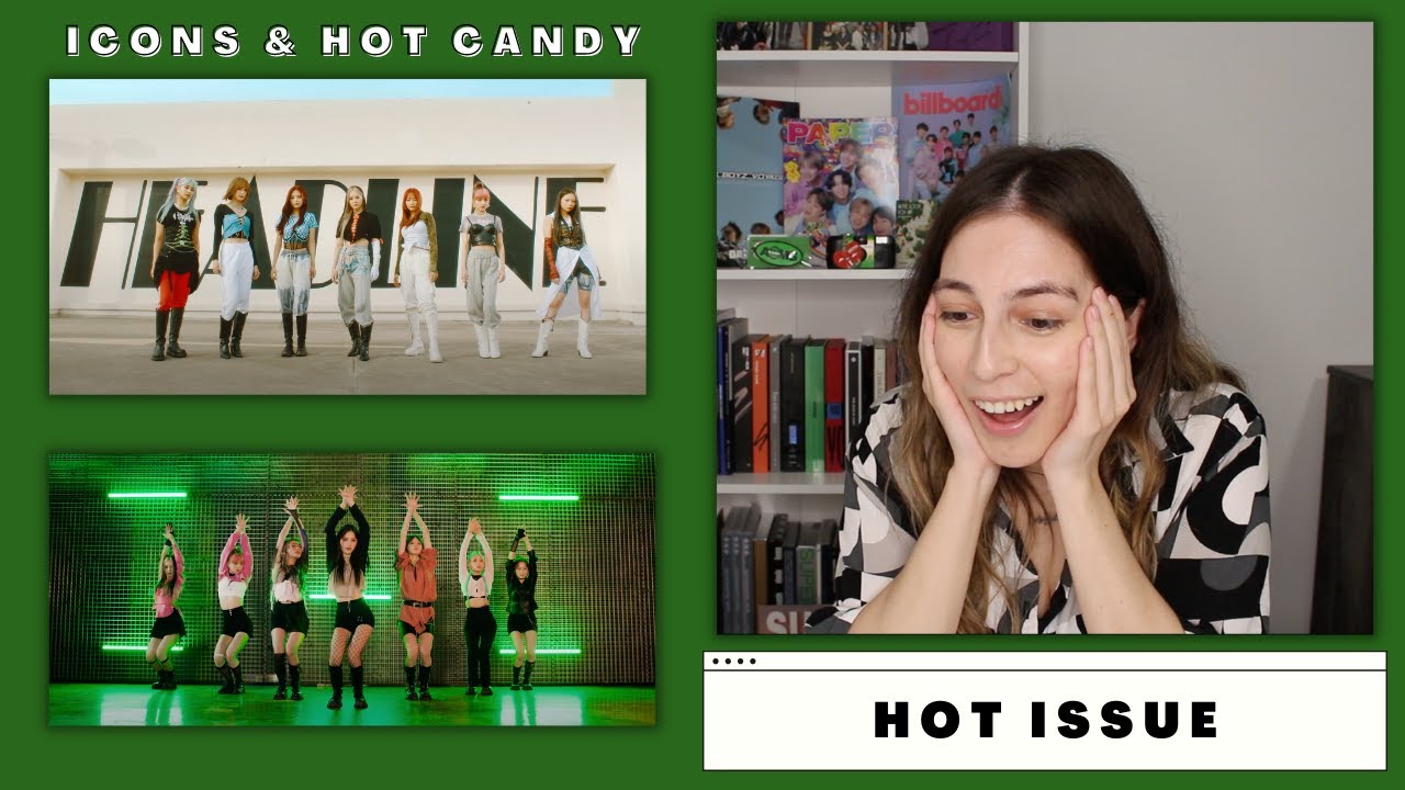핫이슈 (HOT ISSUE) - 'ICONS' MV & Hot Candy' Performance Video REACTION ...