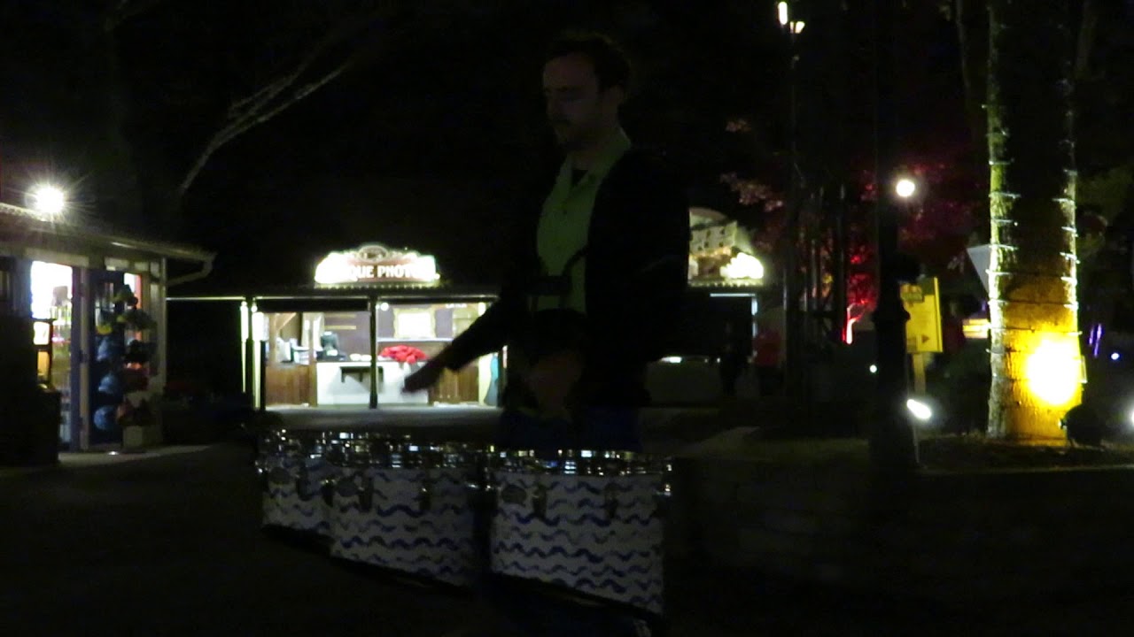Carowinds Peanuts Celebration Linus' Drumline 2019 - YouTube