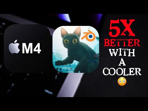 M4 MacBook Air Performance with a Cooling Laptop Pad 🤯