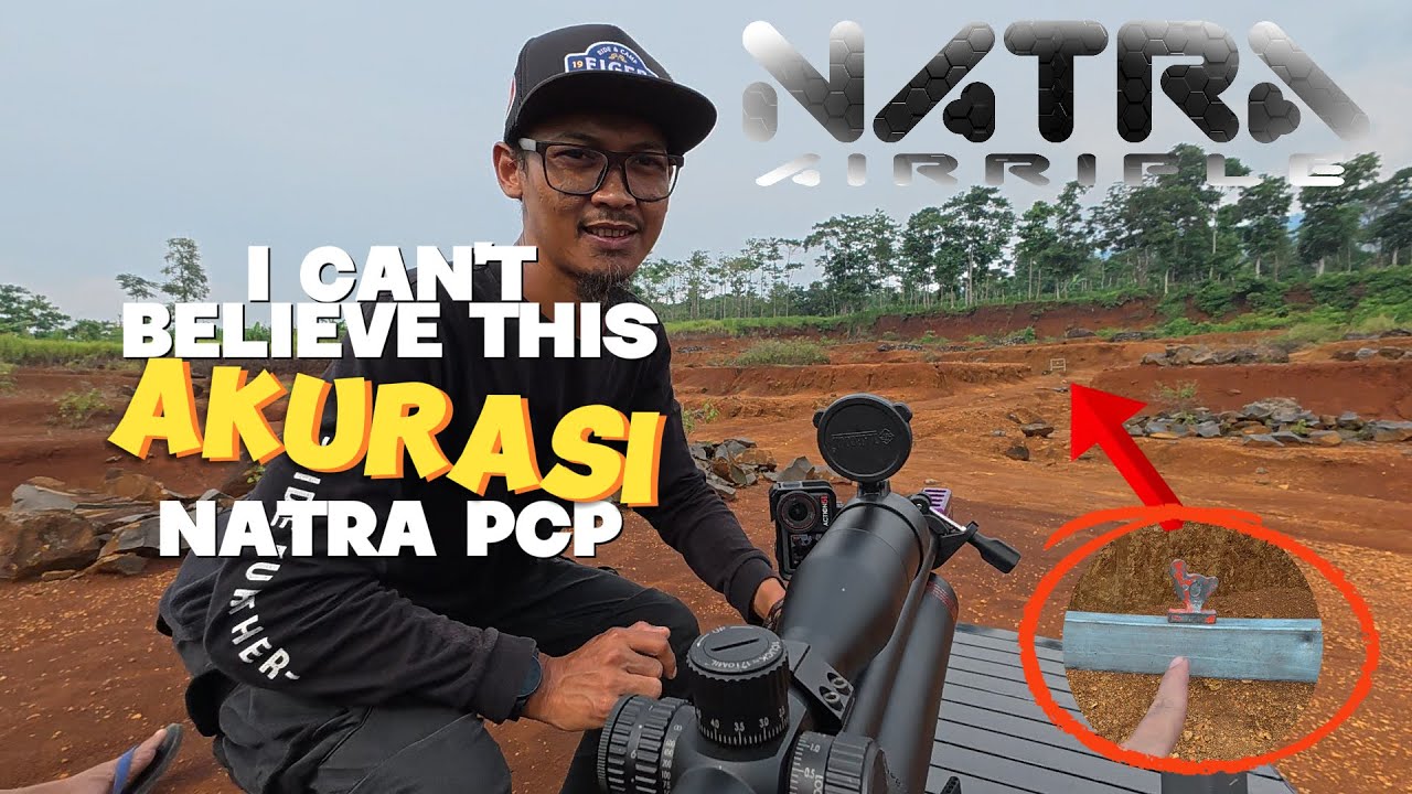 Tes Akurasi PCP natra r71sport #natra #airrifle - YouTube