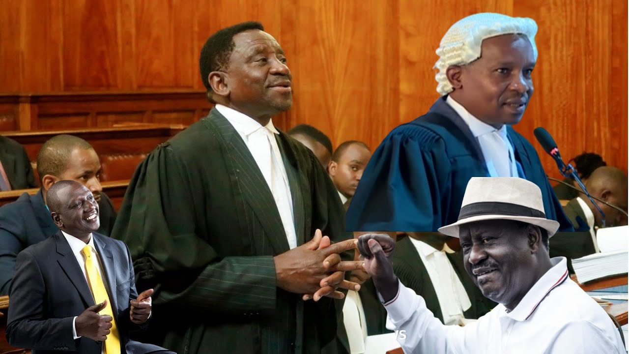 RAILA vs RUTO'S TOP NOTCH LAWYERS FIGHTING IN SUPREME COURT FOR RAILA'S ...