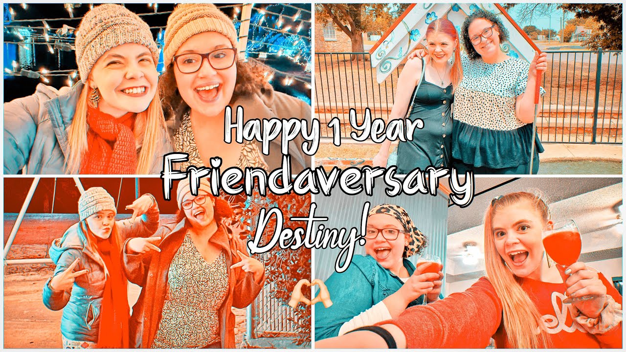 Happy 1 Year Friendaversary Destiny !!!🩷 - YouTube