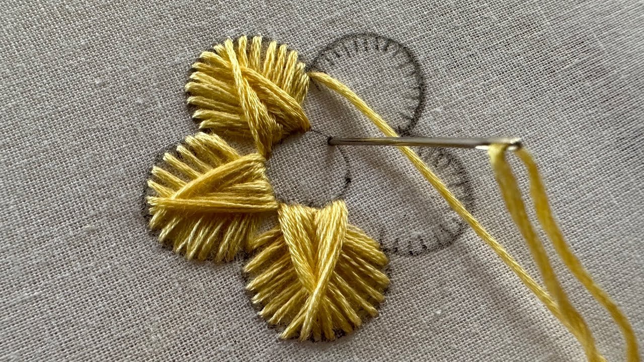Beautiful embroidery technique | hand embroidery | hand craft ...