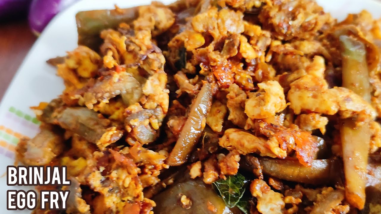 Brinjal Egg Fry | Brinjal Egg Recipes | Vankaya Egg | Egg Brinjal Fry ...