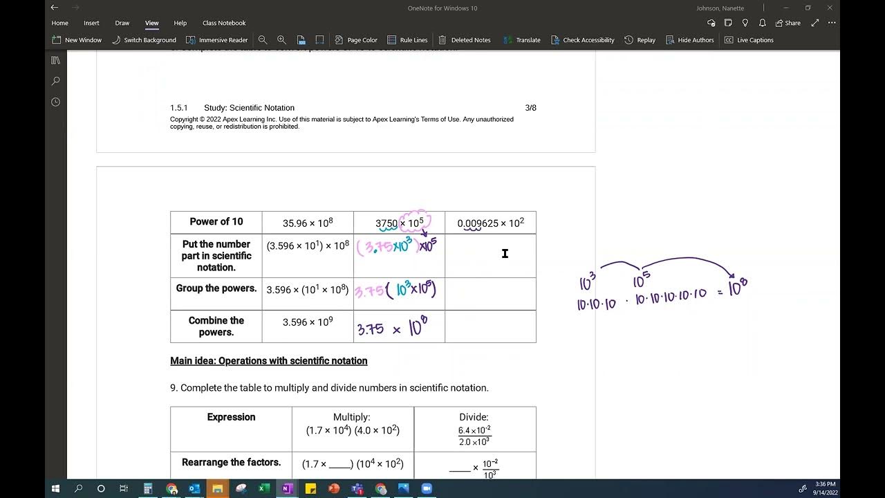Scientific Notation. Part 2 - YouTube