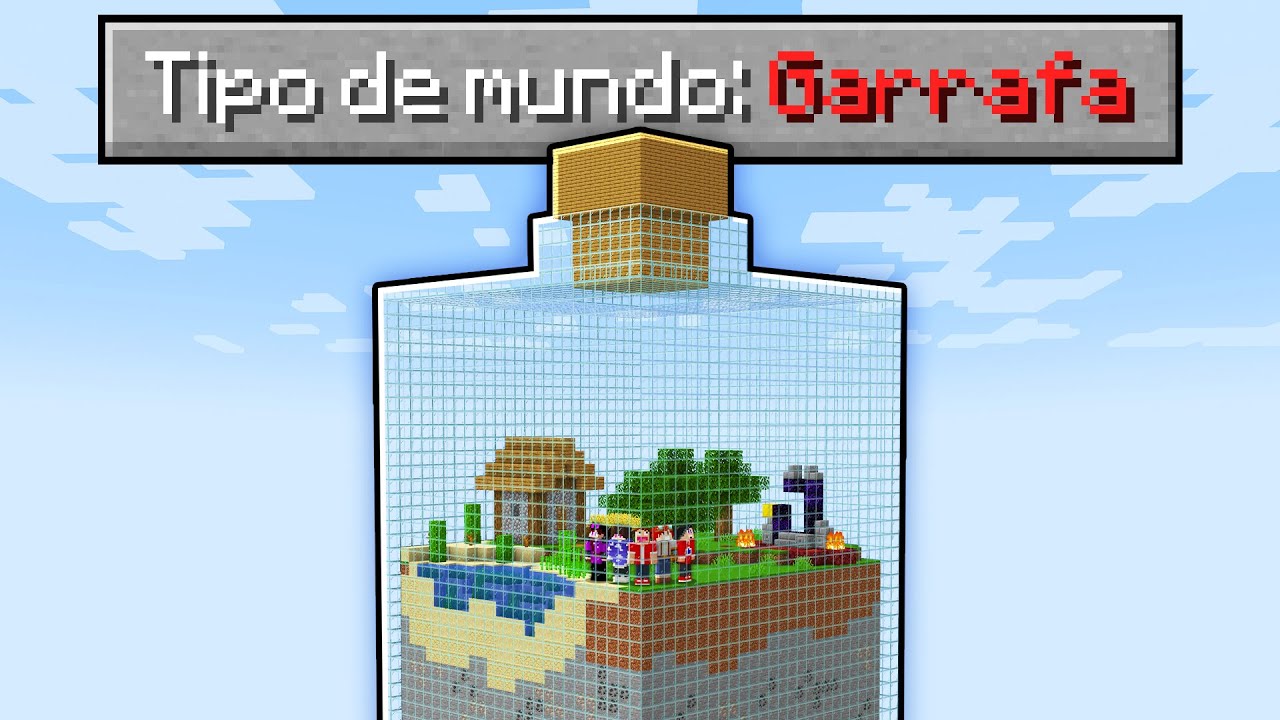 24 HORAS SOBREVIVENDO DENTRO DE UMA GARRAFA NO MINECRAFT - Engarrafados ...