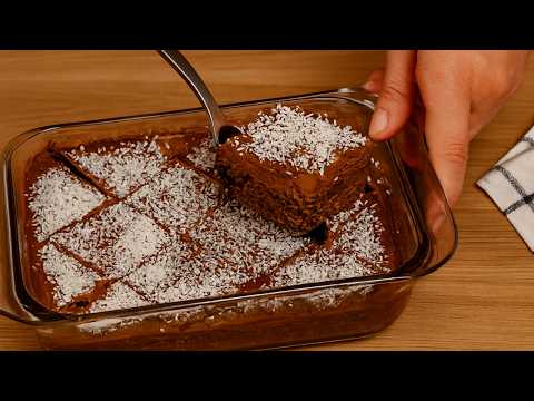 6 Malzemeli Çikolatalı Muzlu Yulaf Ezmeli Kek — Karıştırın, Soğutun, Afiyet olsun.
