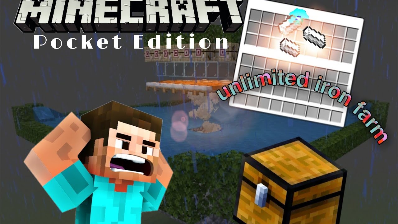 Minecraft infinite iron farm | How to make iron farm |tecno gamerz ...