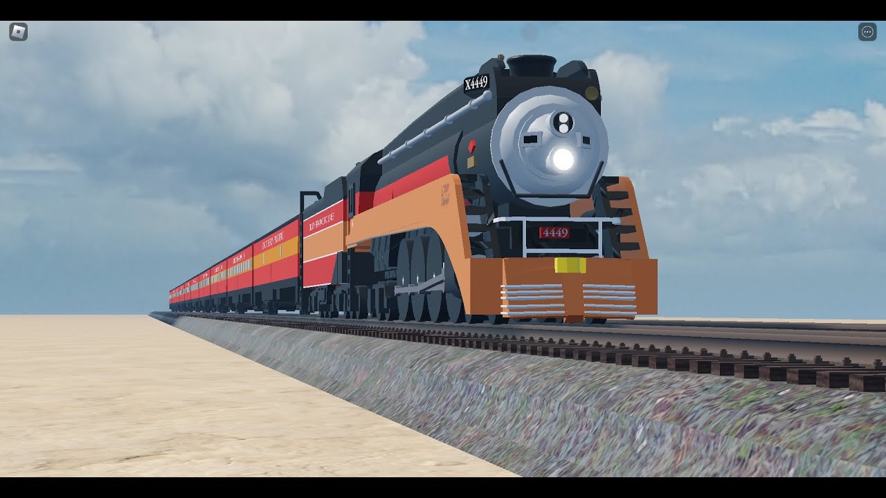 SP 4449 Passenger Train Test - YouTube