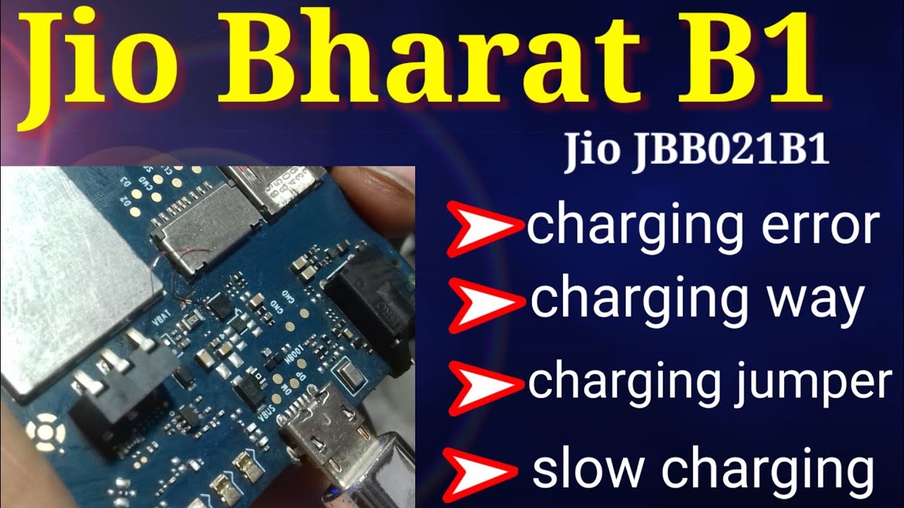 jio Bharat B1 charging way ! jio Bharat B1 chrging problem ! jio bharat ...