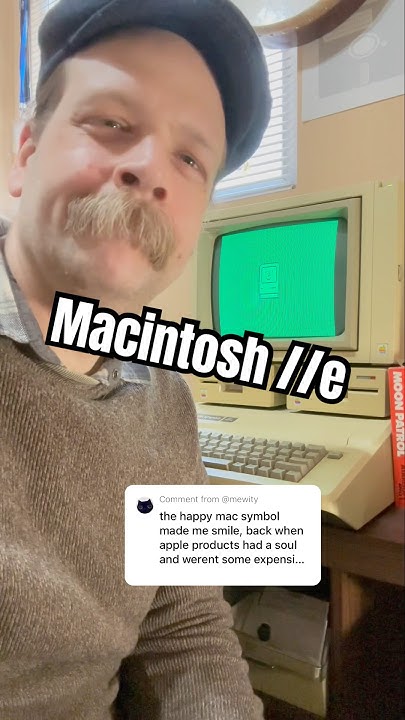 “Happy Mac” on an apple IIe: Two-Liner AppleSoft BASIC program by Lee ...