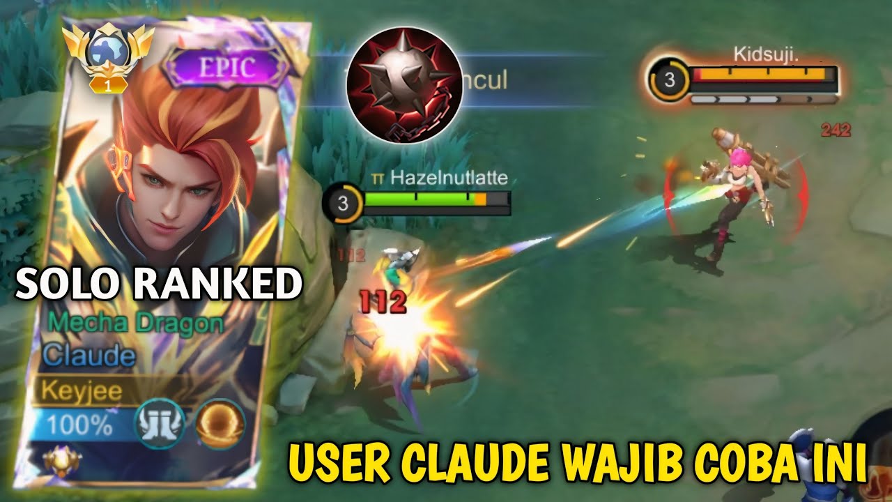 WAJIB COBA! CLAUDE FIRST ITEM METEOR TERLALU BROKEN UNTUK BY ONE ...