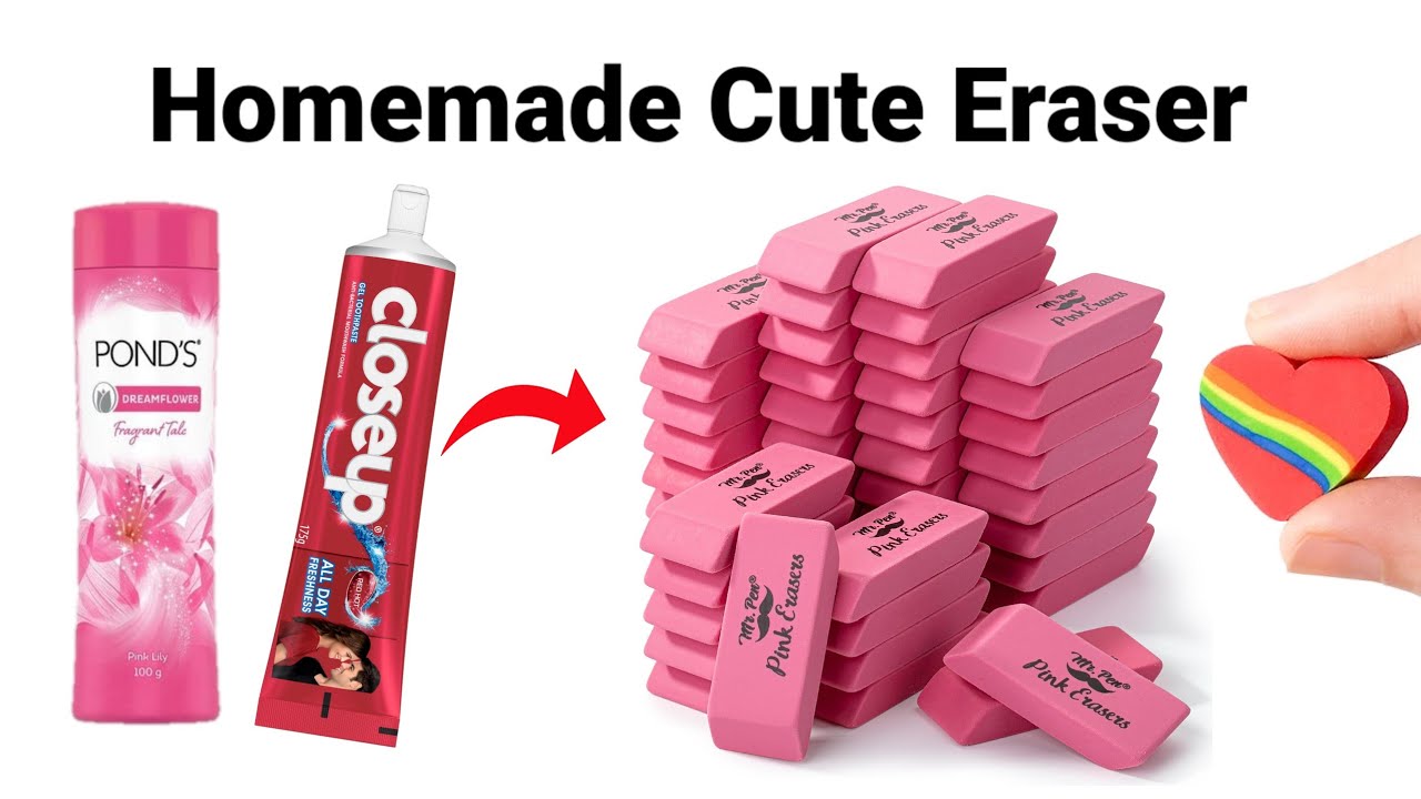 How to make Kneaded Eraser at home/DIY Kneaded Eraser/homemade Kneaded ...