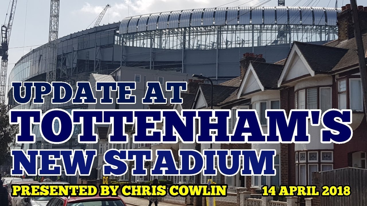 UPDATE AT TOTTENHAM'S NEW STADIUM: Cladding, West Stand, Views, Roof ...