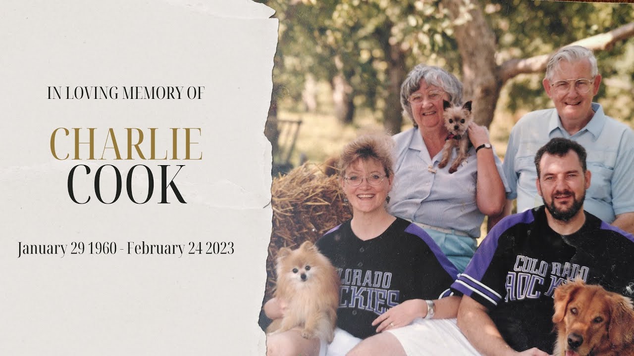 Charlie Cook - Memorial Service - YouTube