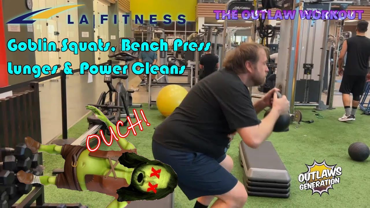 The Outlaw Workout - Goblin Squats, Dumbbells, Lunges, Power Cleans ...